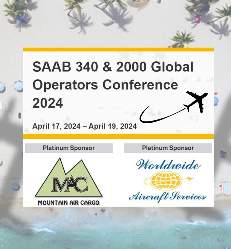 Mountain Air Cargo and Worldwide Aircraft Services attend 2024 SAAB 340 ...